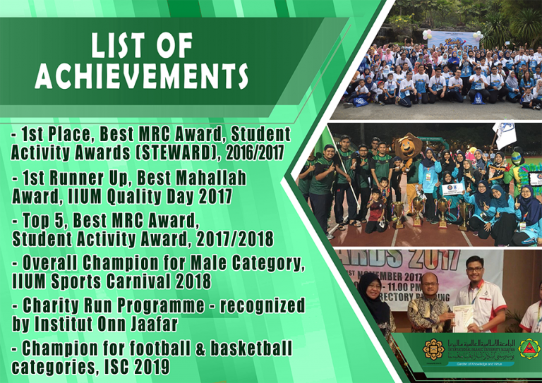 Achievements & Awards | Mahallah Ali Ibn Abi Talib