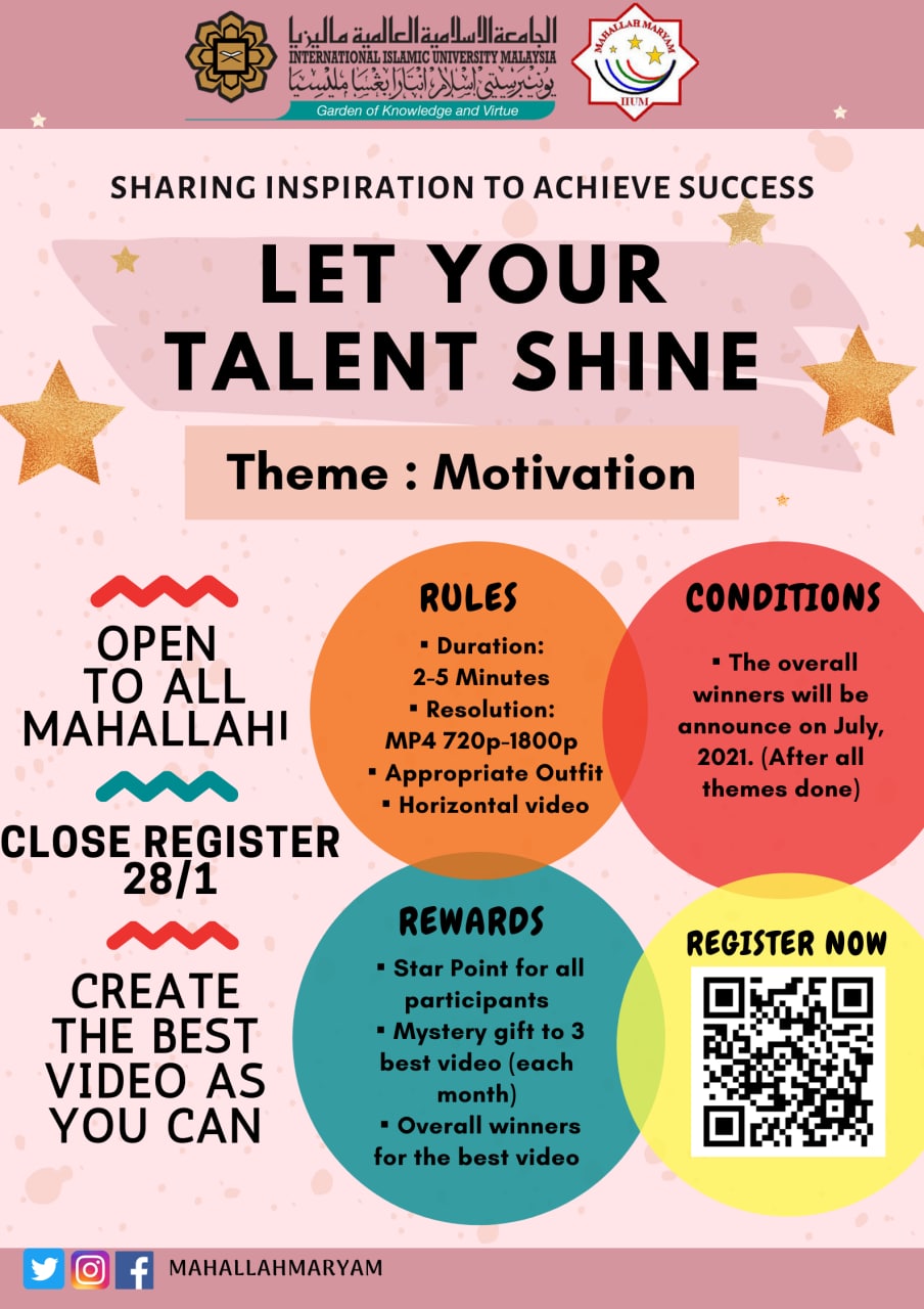 Let Your Talent Shine | Mahallah Maryam